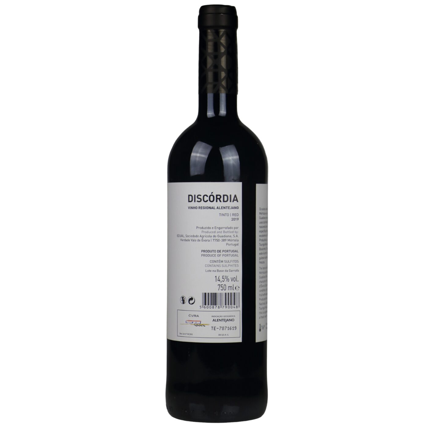 Vinho Discórdia Tinto 2019 - Garrafeira Pepe